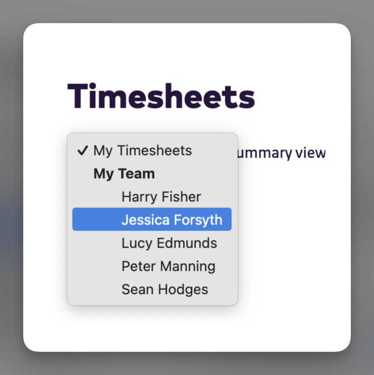 Read or Write Other People's Timesheets – Hiro Help Centre