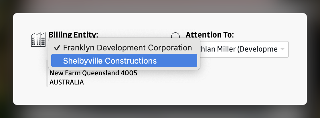 Managing Billing Entities on Invoices – Hiro Help Centre