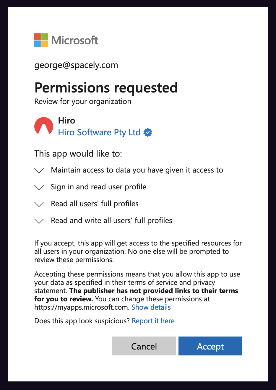 Enable Microsoft 365 Sync – Hiro Help Centre