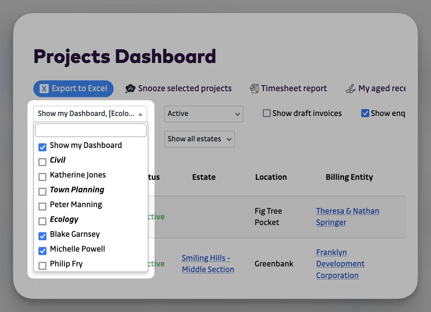 Projects Dashboard - View Project Performance and Metrics – Hiro Help Centre